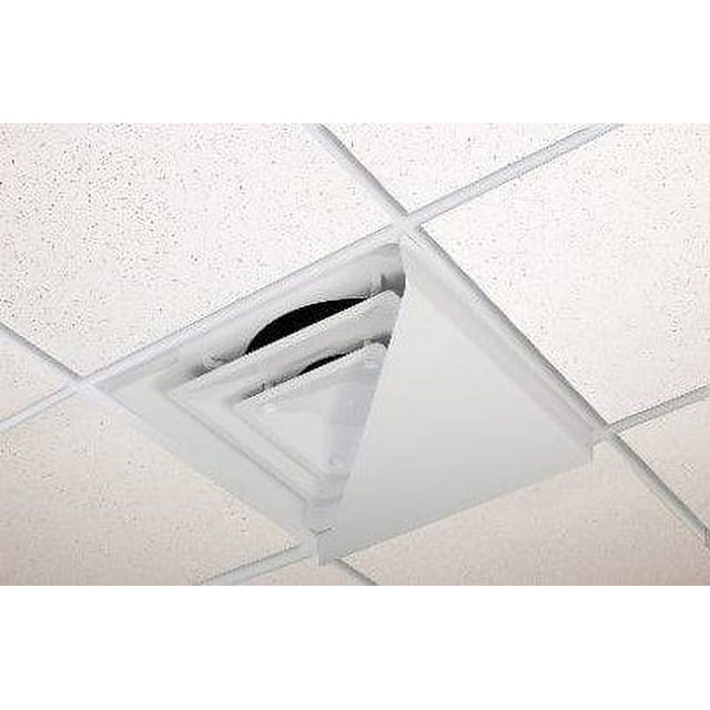 Corner Air Diverter (triangle) for 2'x2' Ceiling Air Diffuser-2 pack ...