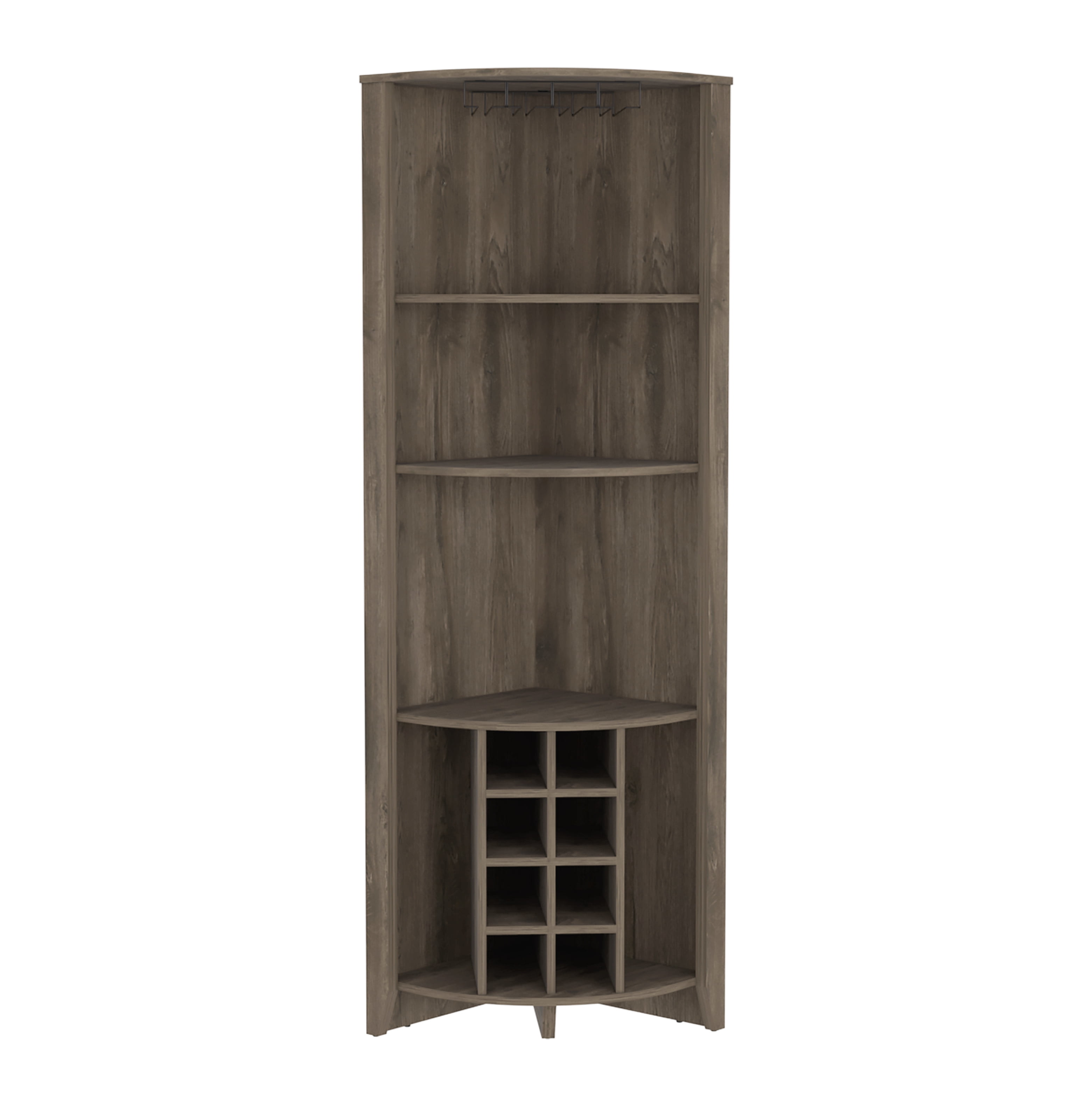 Corner Bar Cabinet Castle, Living Room, Dark Brown - Walmart.com