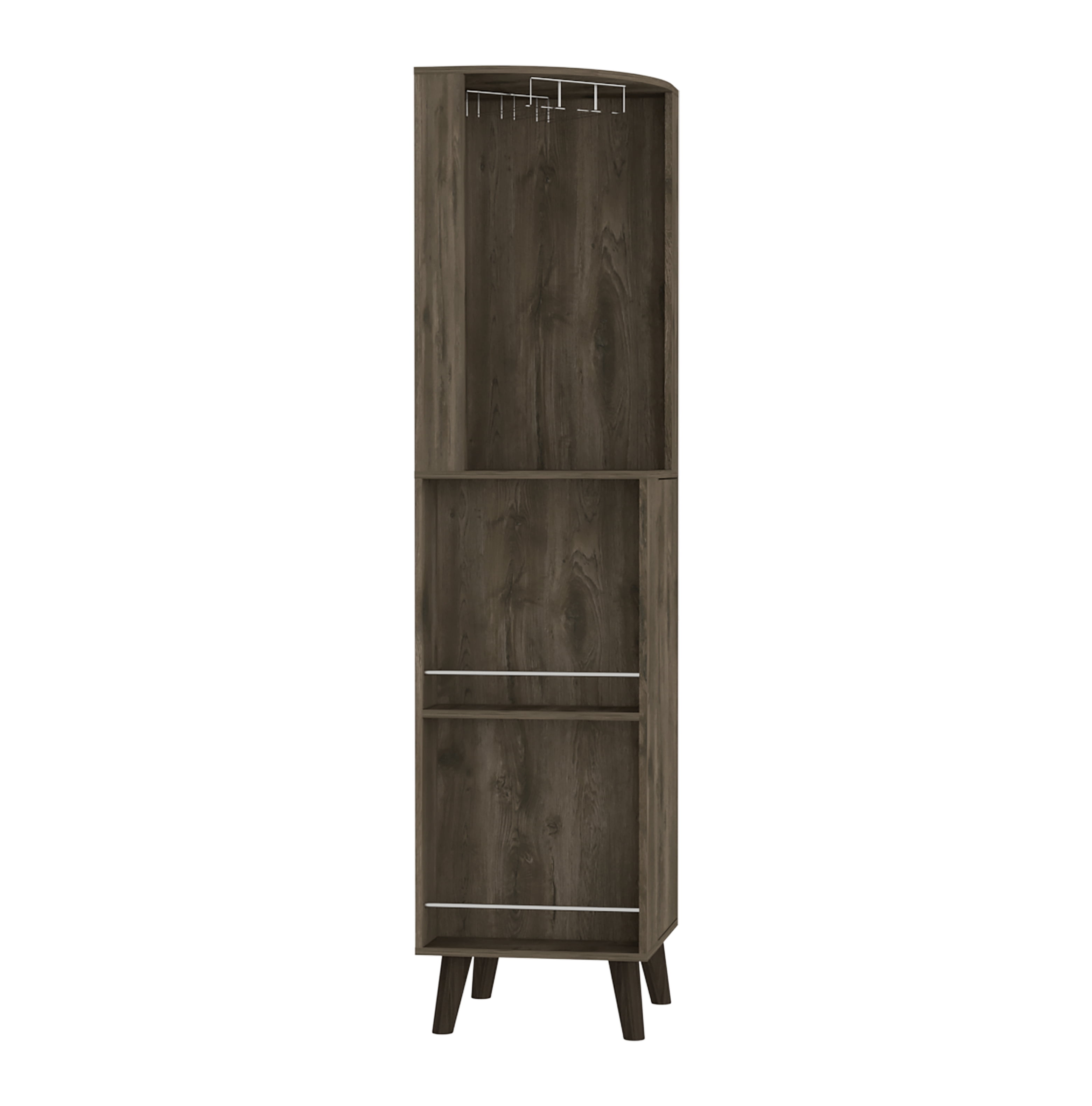 Corner Bar Cabinet Plex, Living Room, Dark Brown Dark Brown + Particle ...
