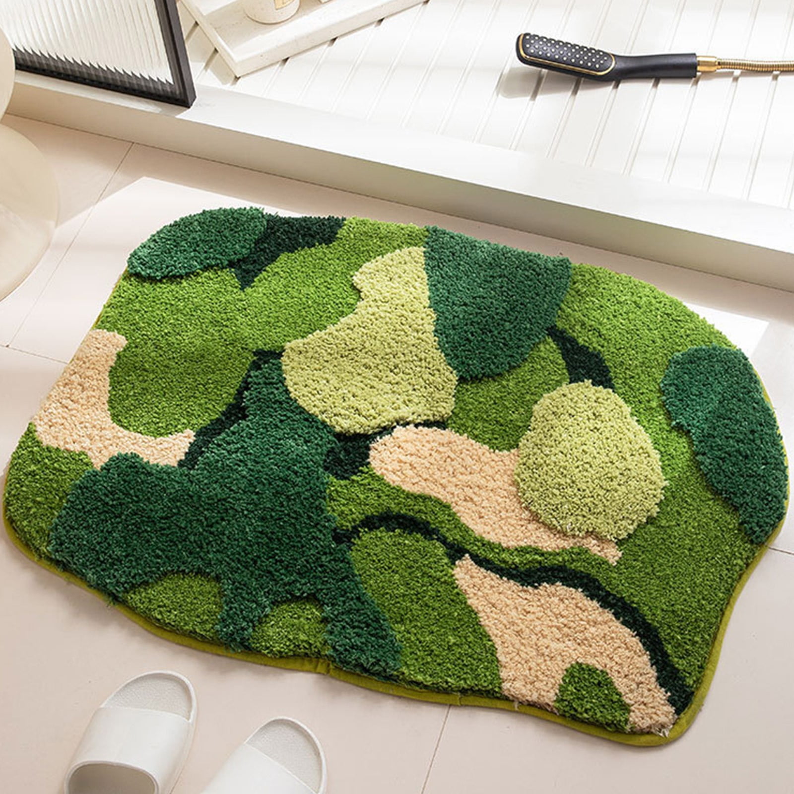 Corner Bathroom Counter Organizer Plastic Shelf for Sink Countertop ...