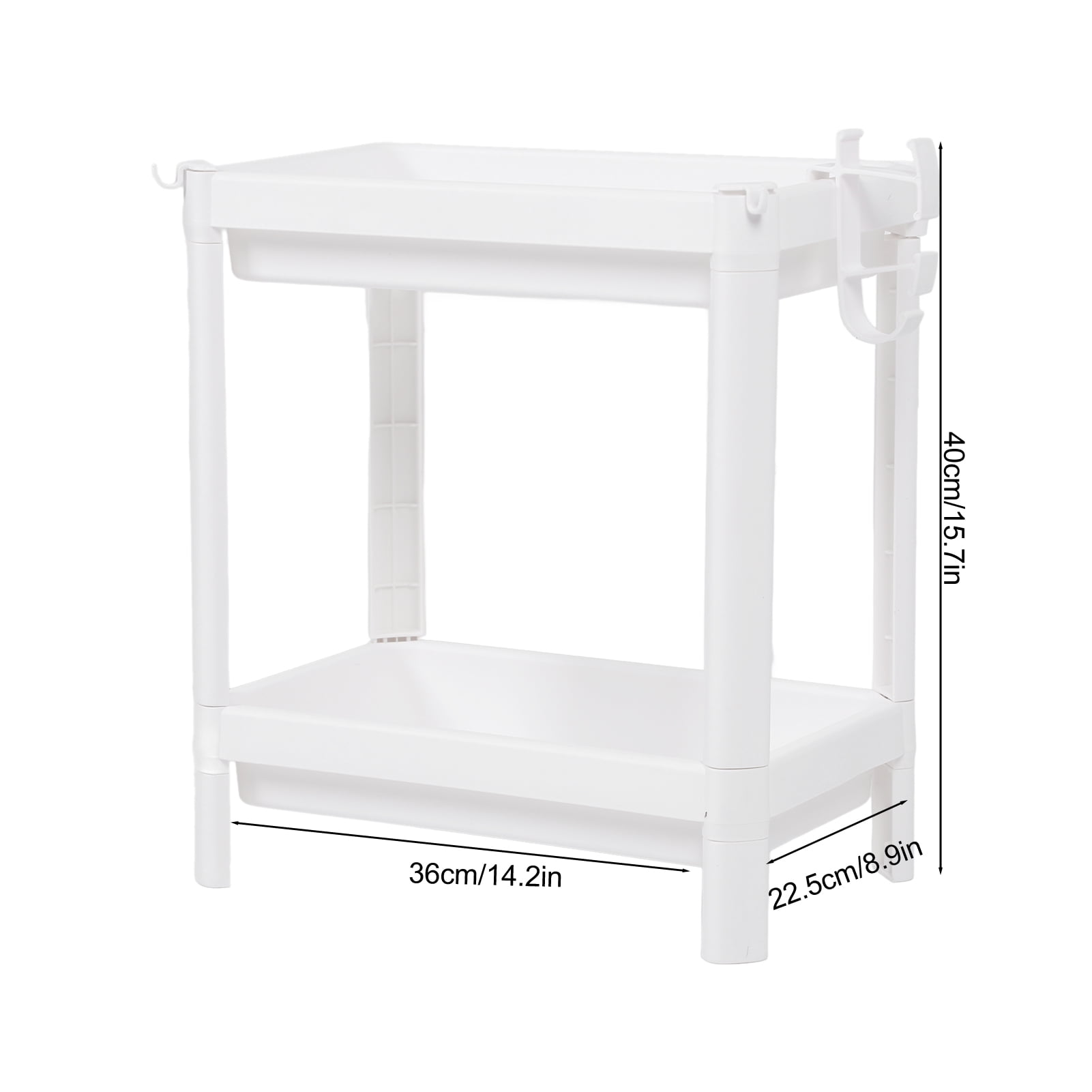 Corner Bathroom Tower Shelf, Maximize Space With Durable Plastic ...