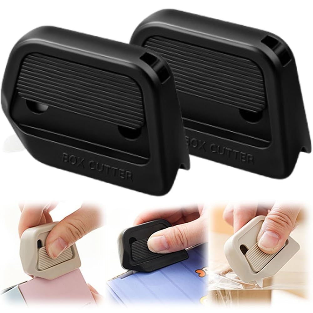 Corner Box Cutter, Ceramic 7 mm Auto-Retract Curious Corner Box Cutter ...