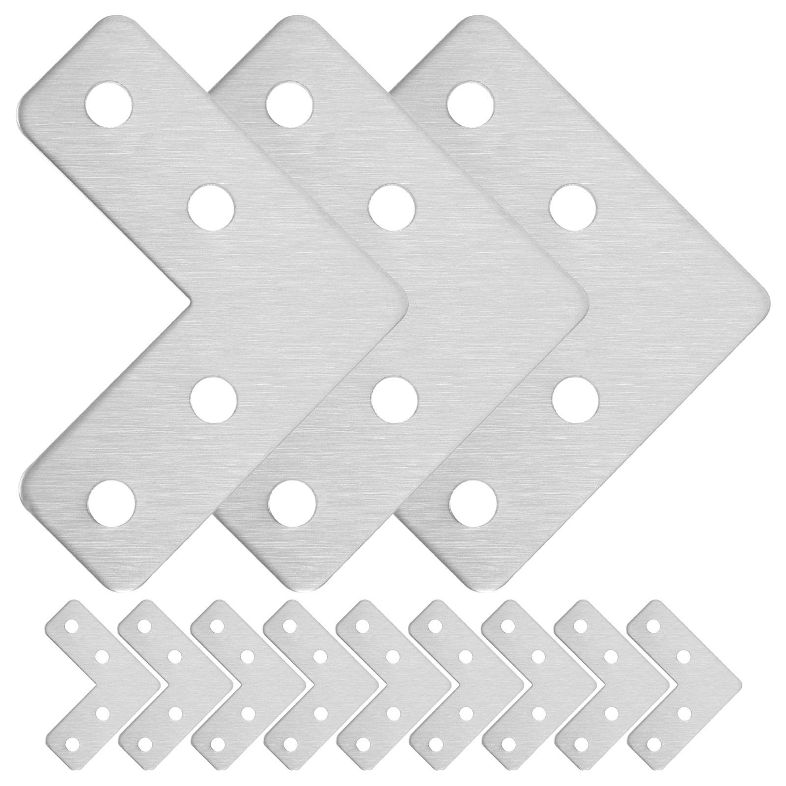 Corner Brackets Angle 40 Pcs Furniture Connection Stainless Steel Code ...