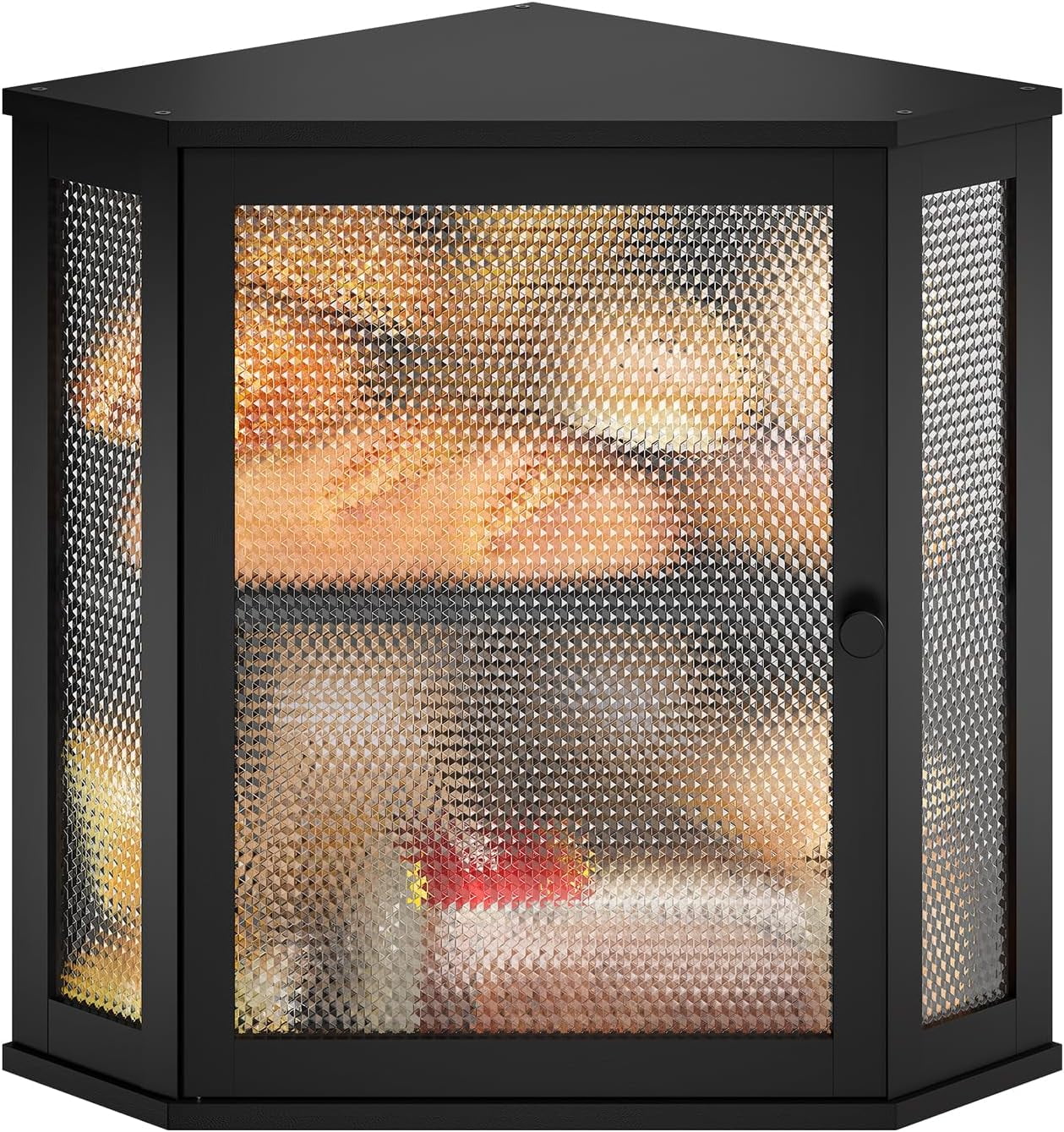 Corner Bread Box Kitchen Countertop Extra Large Capacity Farmhouse ...