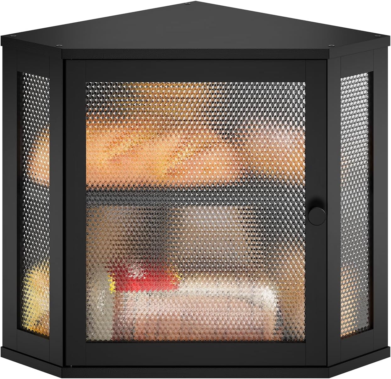 Corner Bread Box Kitchen Countertop Extra Large Capacity Farmhouse ...