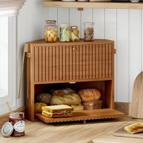 Shop Stylish Large Corner Bread Boxes for Kitchen Countertops