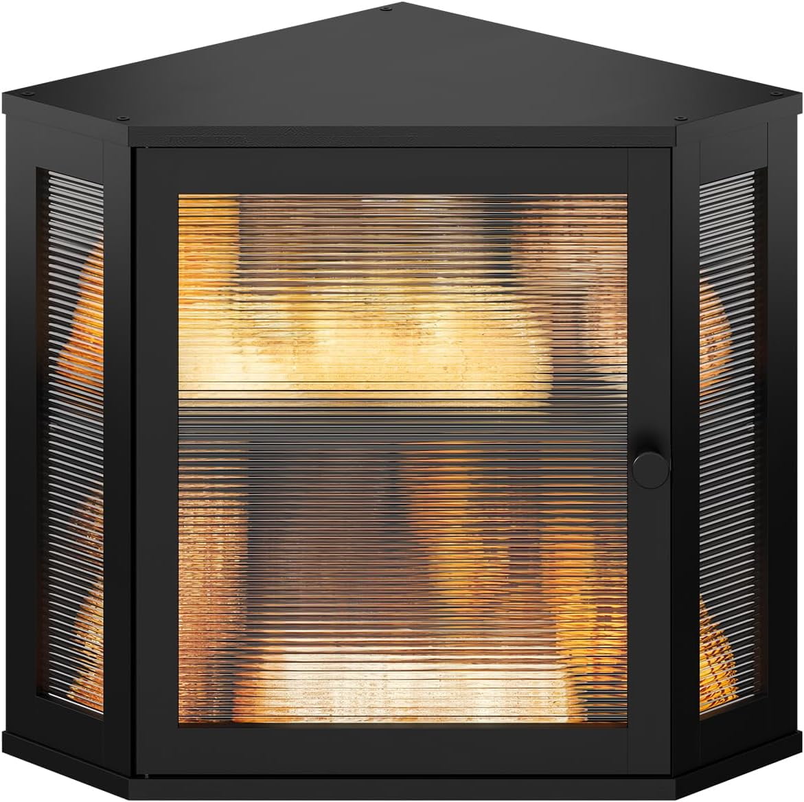 Corner Bread box for Kitchen Countertop,Farmhouse Bread Box with ...