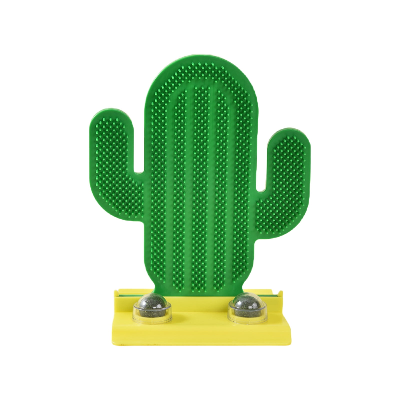 Corner Cat Scratcher with Bristles, Green Plastic Pet Grooming for Self-Scratching, Relieves ...