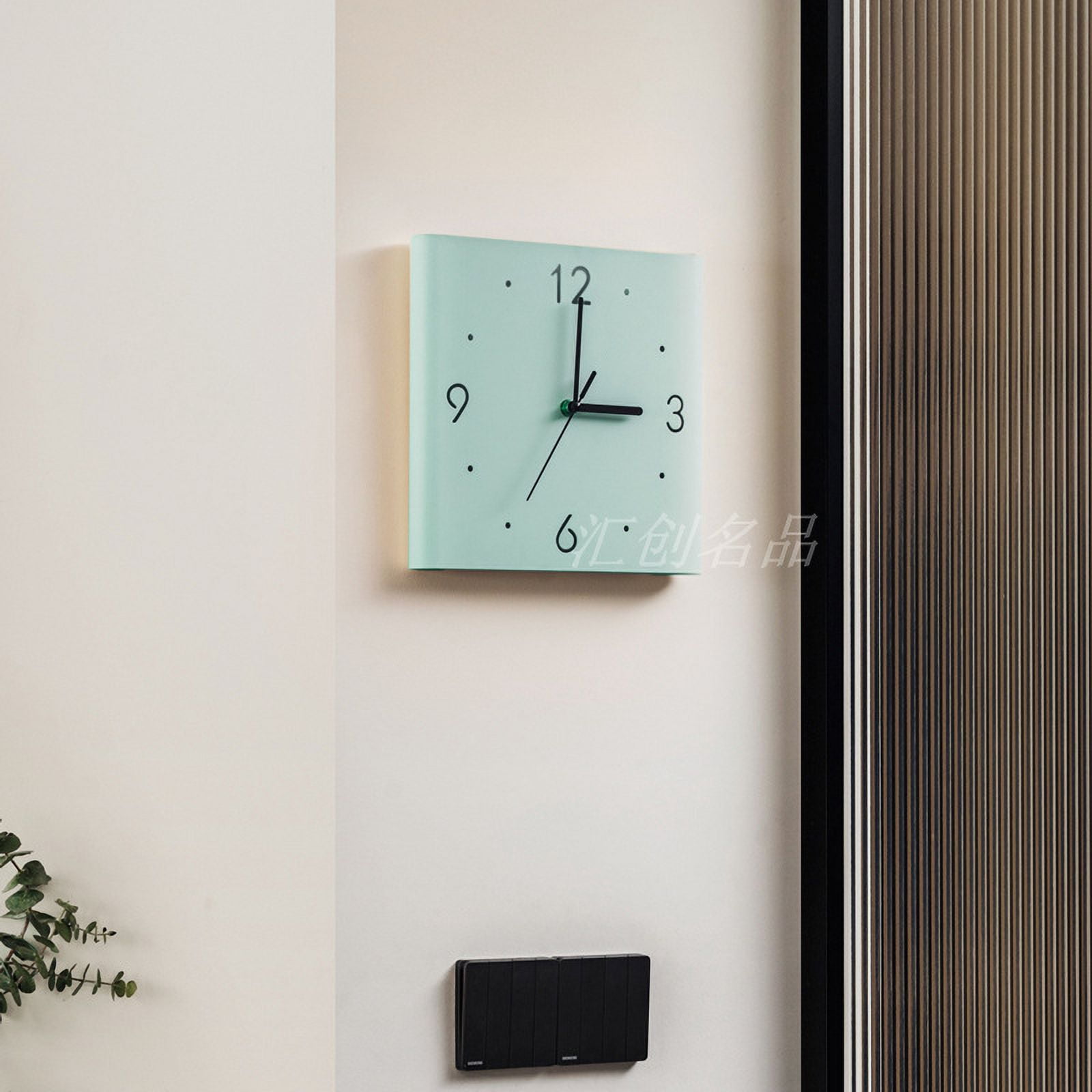 Corner Clock Corner Double-Sided Wall Clock Corner Clock Dining Room ...