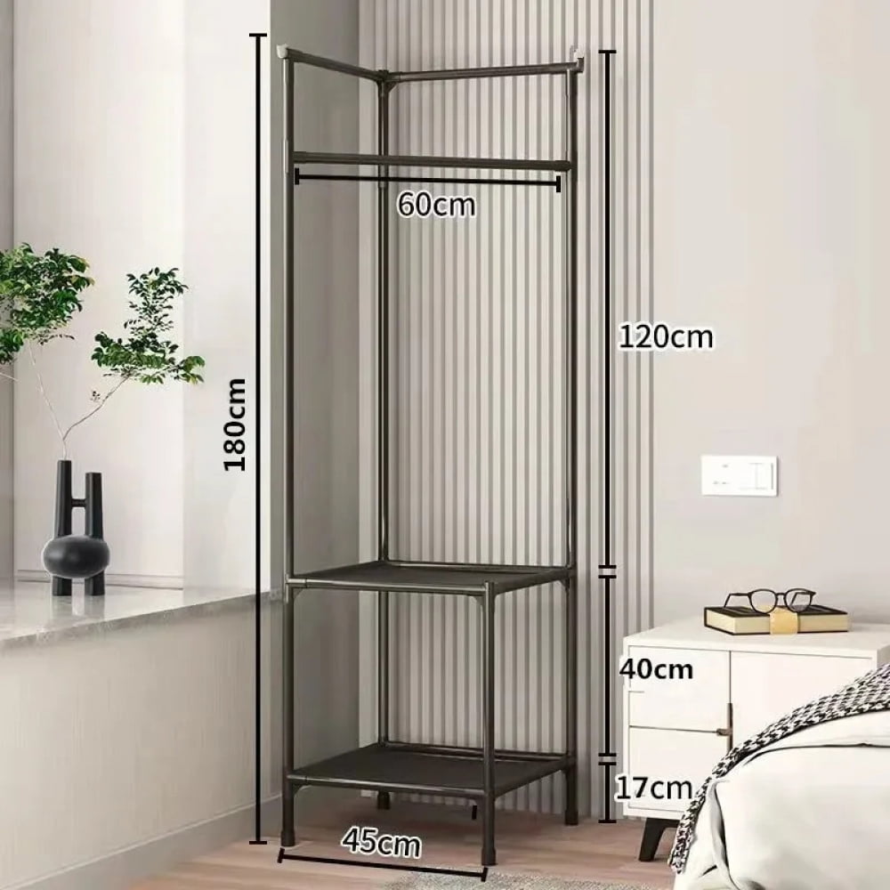 Corner Coat Hat Rack Multifunction Multi-Layer Floor Standing Corner ...