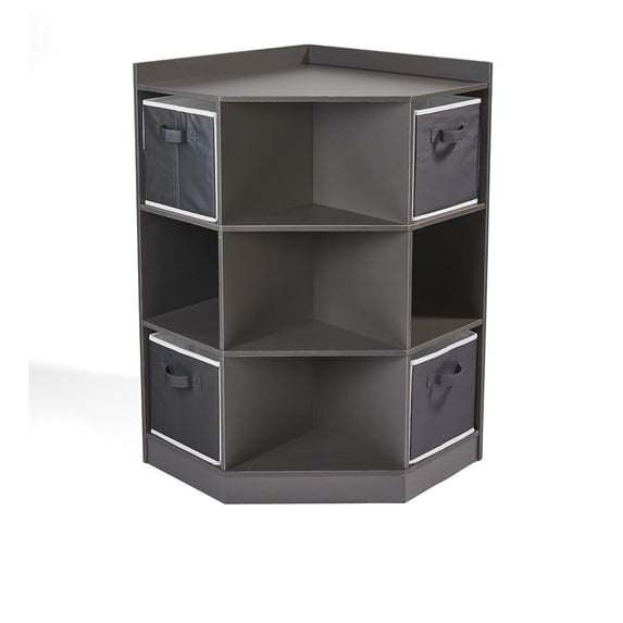 Corner Cubby Storage Unit with 4 Baskets \u2013 Space-Saving Organizer ...