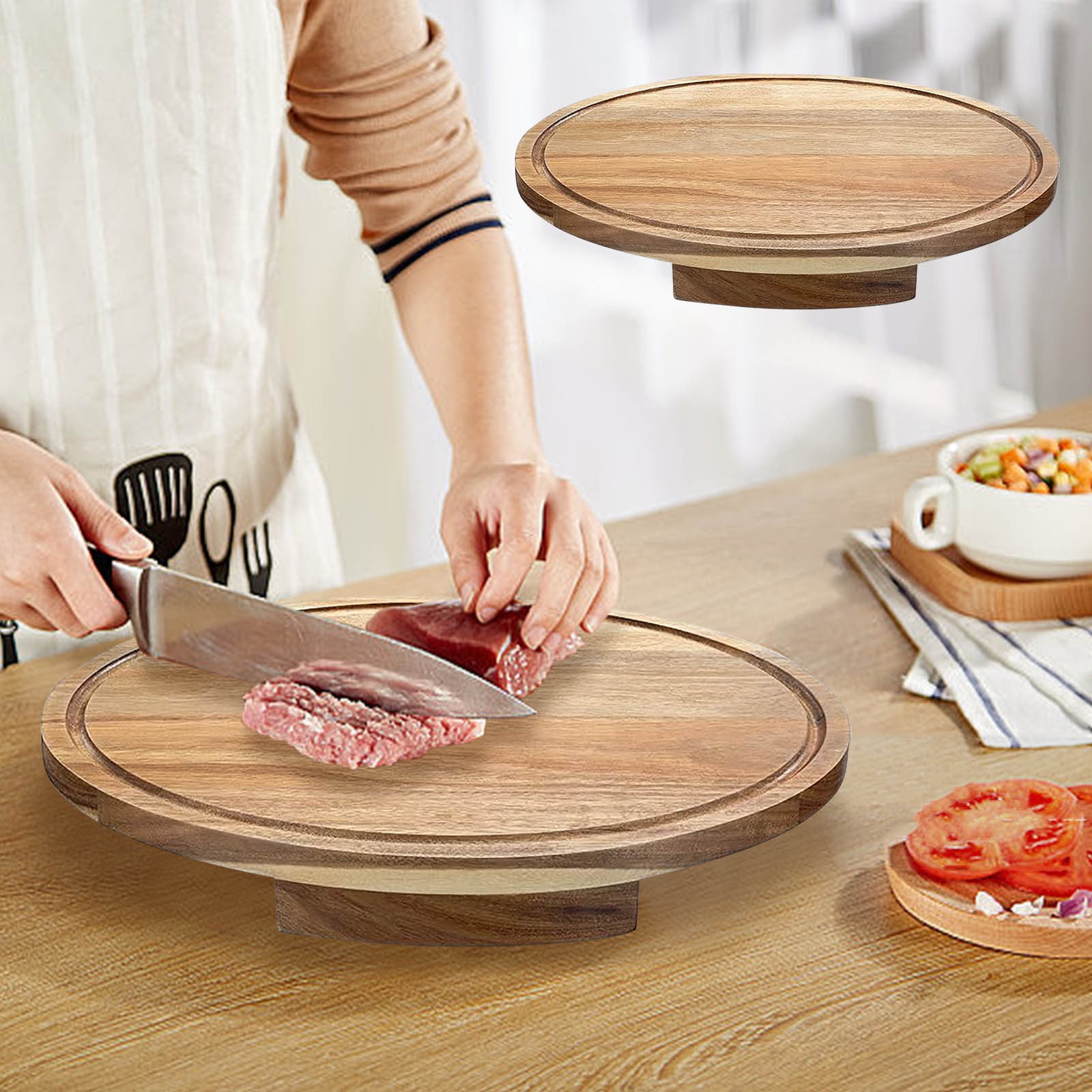 Corner Cutting Board,Corner Cutting Boards for Kitchen Counter,Bamboo ...