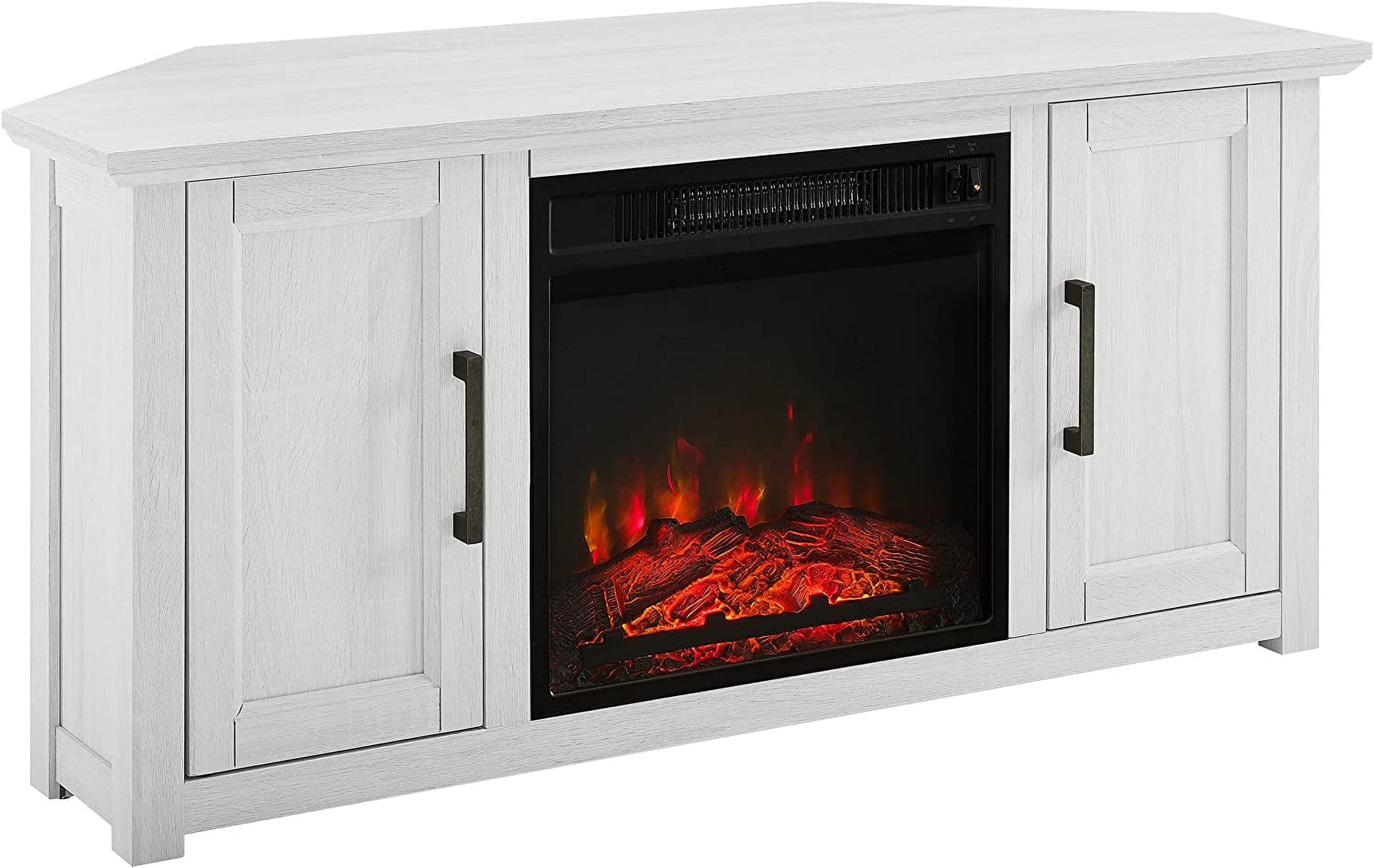 Corner Fireplace TV Stand for 50+ inch TVs, Entertainment Center with ...