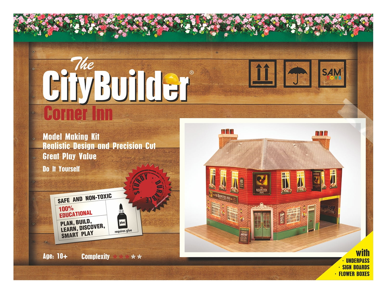 Corner Inn Cardboard Model Making Kit - Walmart.com