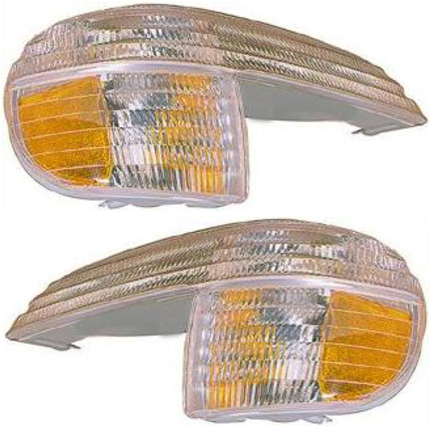Corner Lights Parking Side Marker Lamps Set of 2 - 2001-1995 for Ford ...