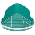 Corner Litter Pan for Rabbits, Triangular Toilet Box, Small Pets ...