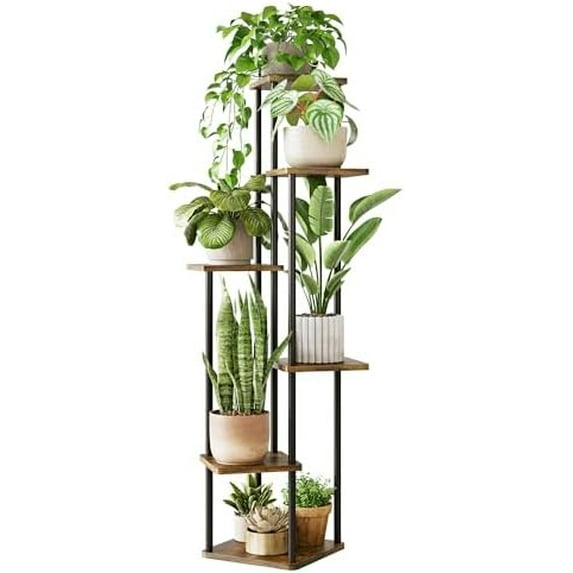 Corner Plant Stand Indoor 6 Tiered Plant Shelf for Multiple Plants Tall ...