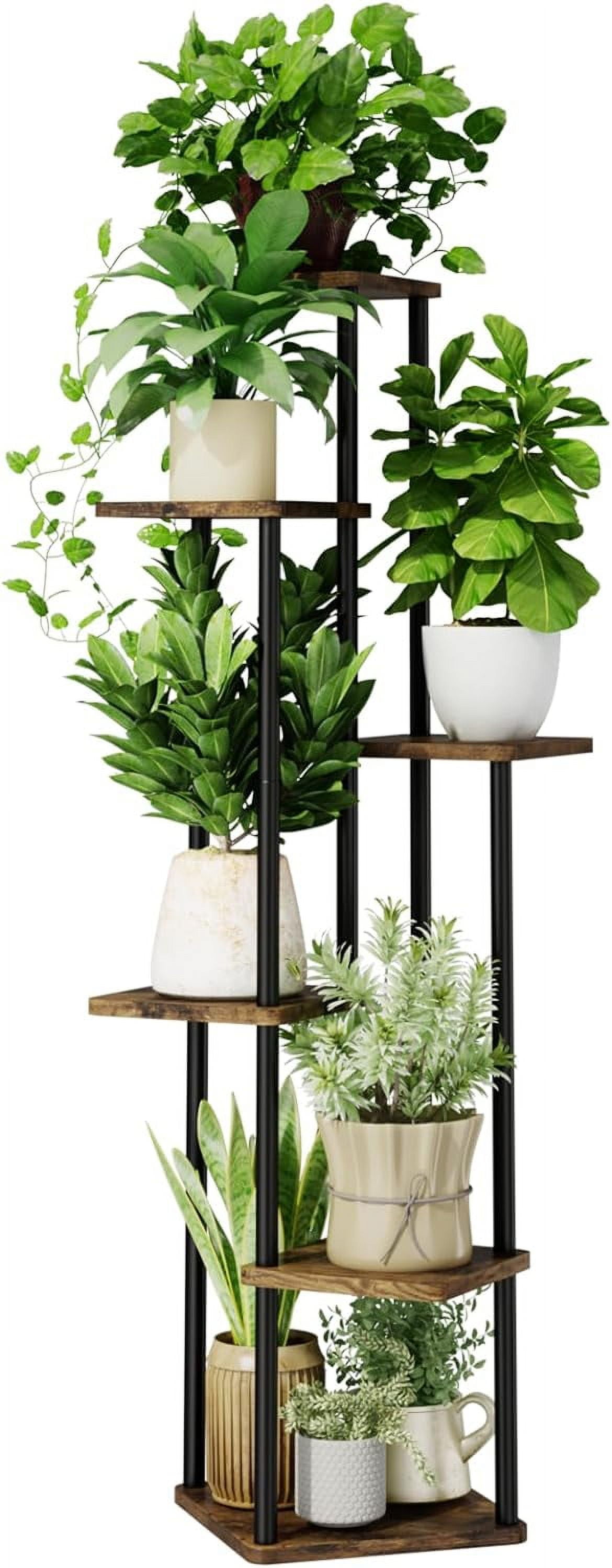 Corner Plant Stand Indoor, Tall Metal Plant Shelf for Multiple Plants ...