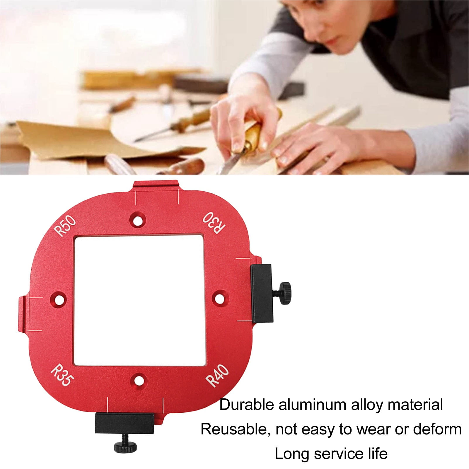Corner Radius Template - 4-in-1 Reusable Round Corner Jig For ...
