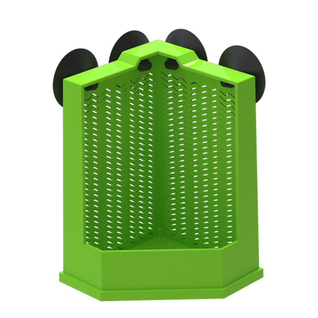 Wall Mounted Reptiles Feeding Station Corner Feeder Box With Suction ...