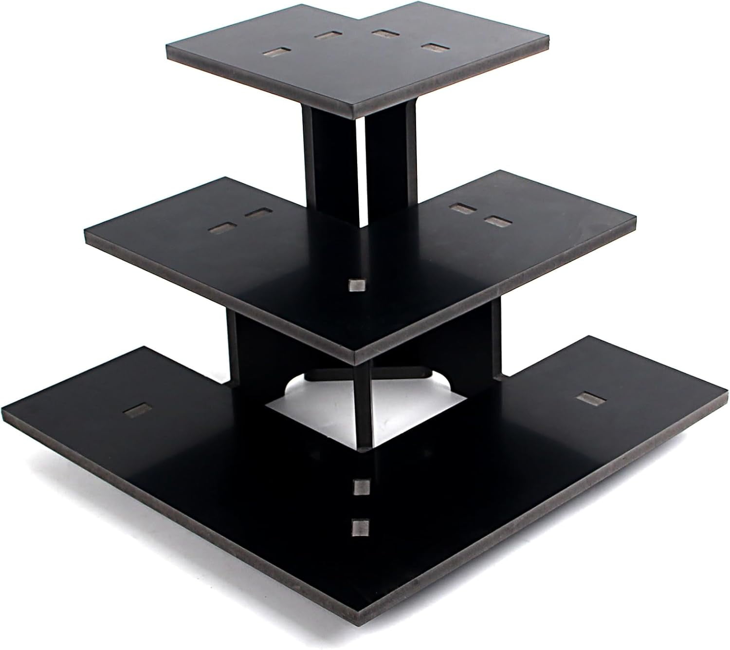 Corner Retail Table Display Stand, 3 Tier Serving Tray Display Stand ...