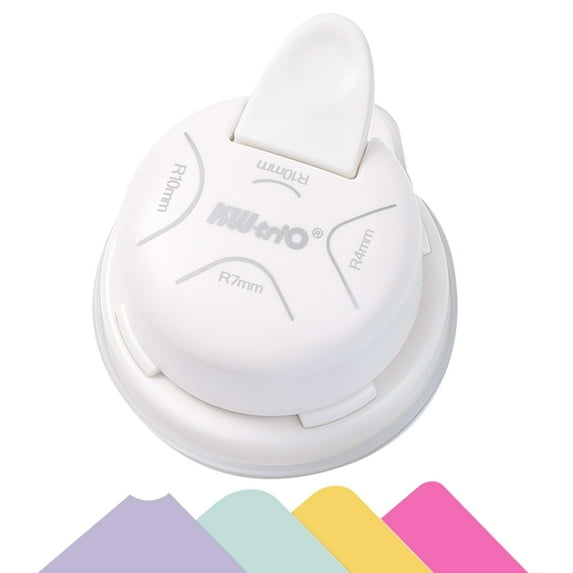 Corner Rounder Punch, Kaluofan JKF25 2024 Upgraded 4 Corner Punch ...