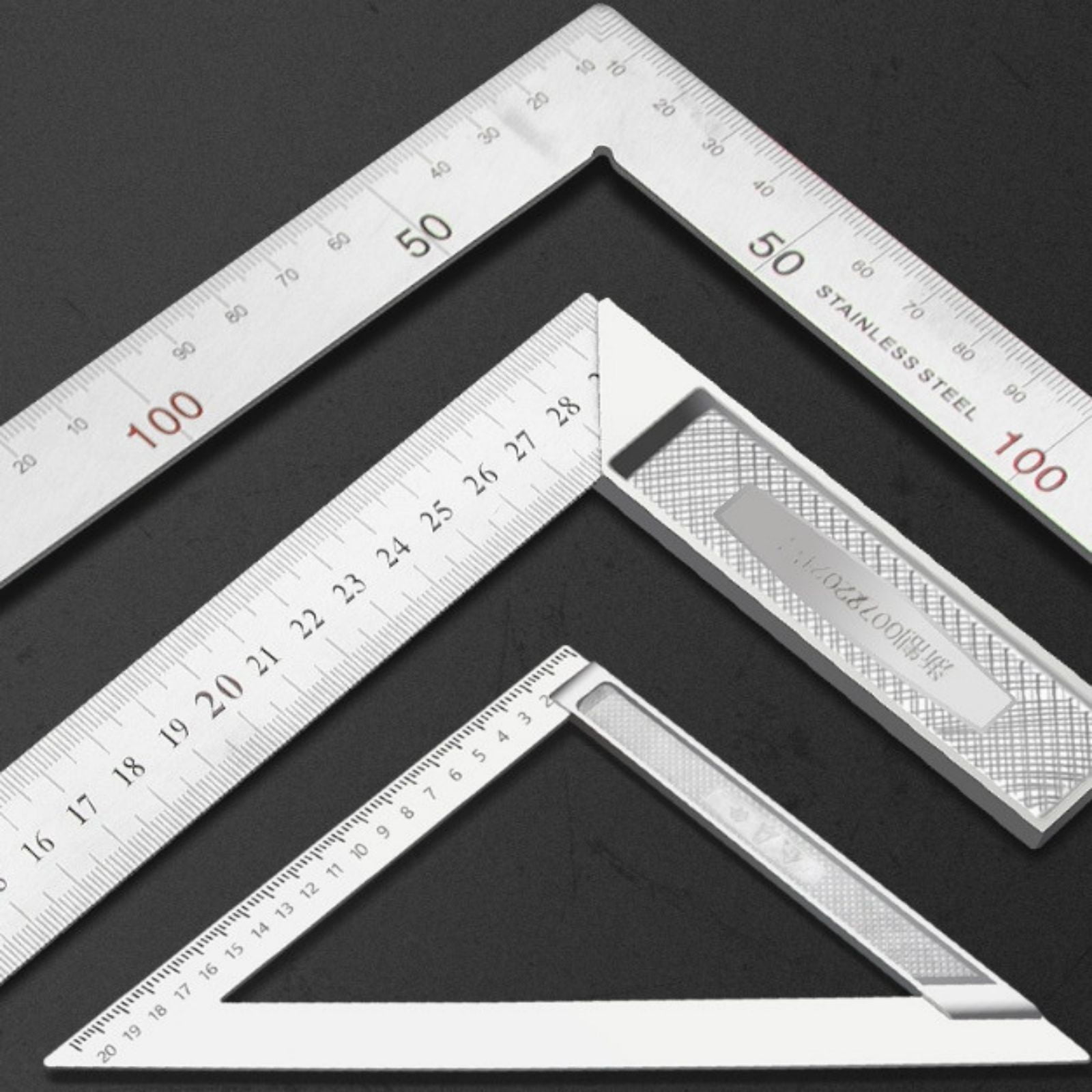 Corner Ruler, Horizontal Multi-function Angle Ruler, Triangle Ruler ...