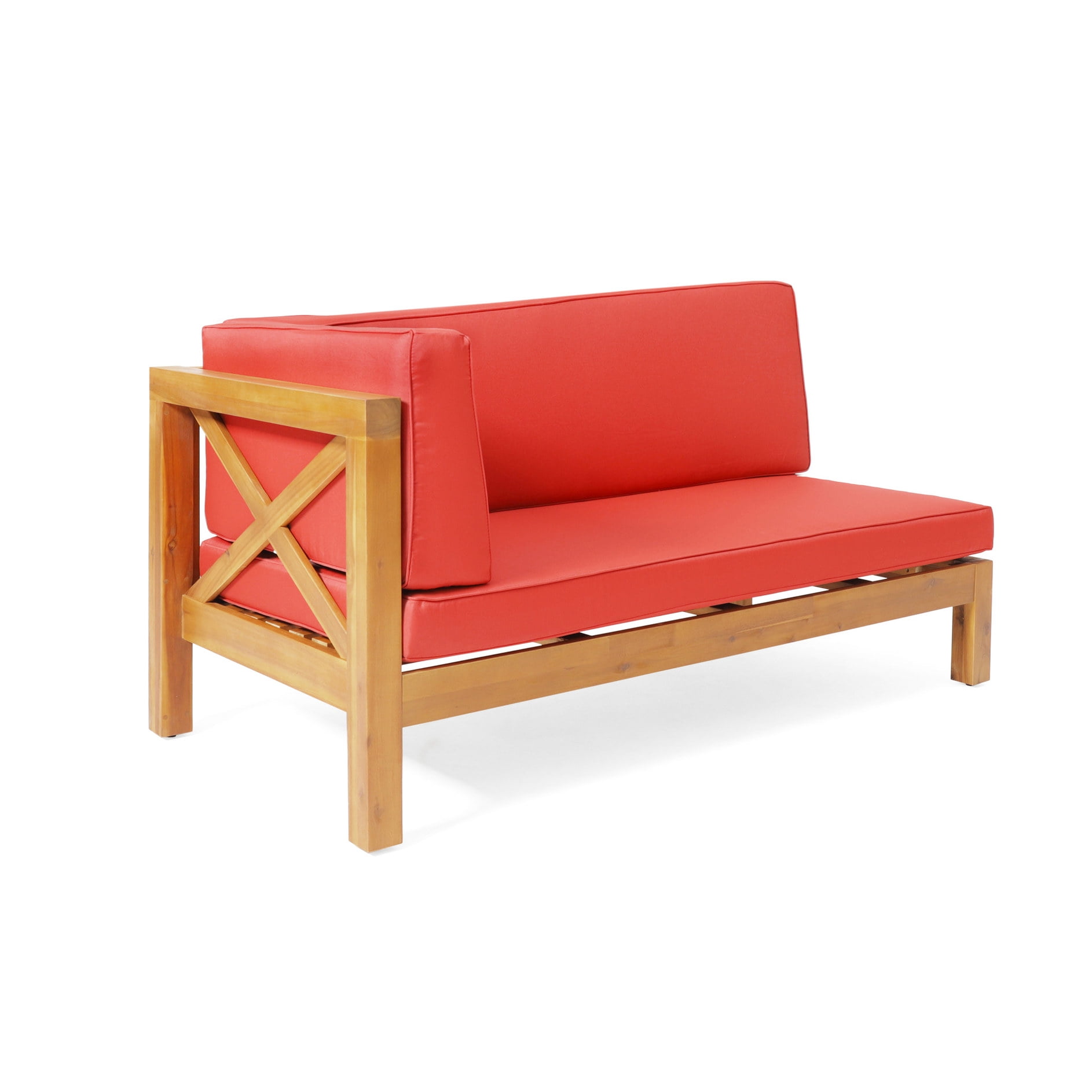 Corner Seating Bench | Rustic Aesthetic for Outdoor Areas | Acacia Wood ...