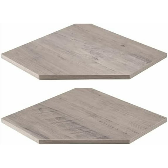 Corner Shelves 2-Pack for Bathroom & Kitchen, Space-Saving Floating ...
