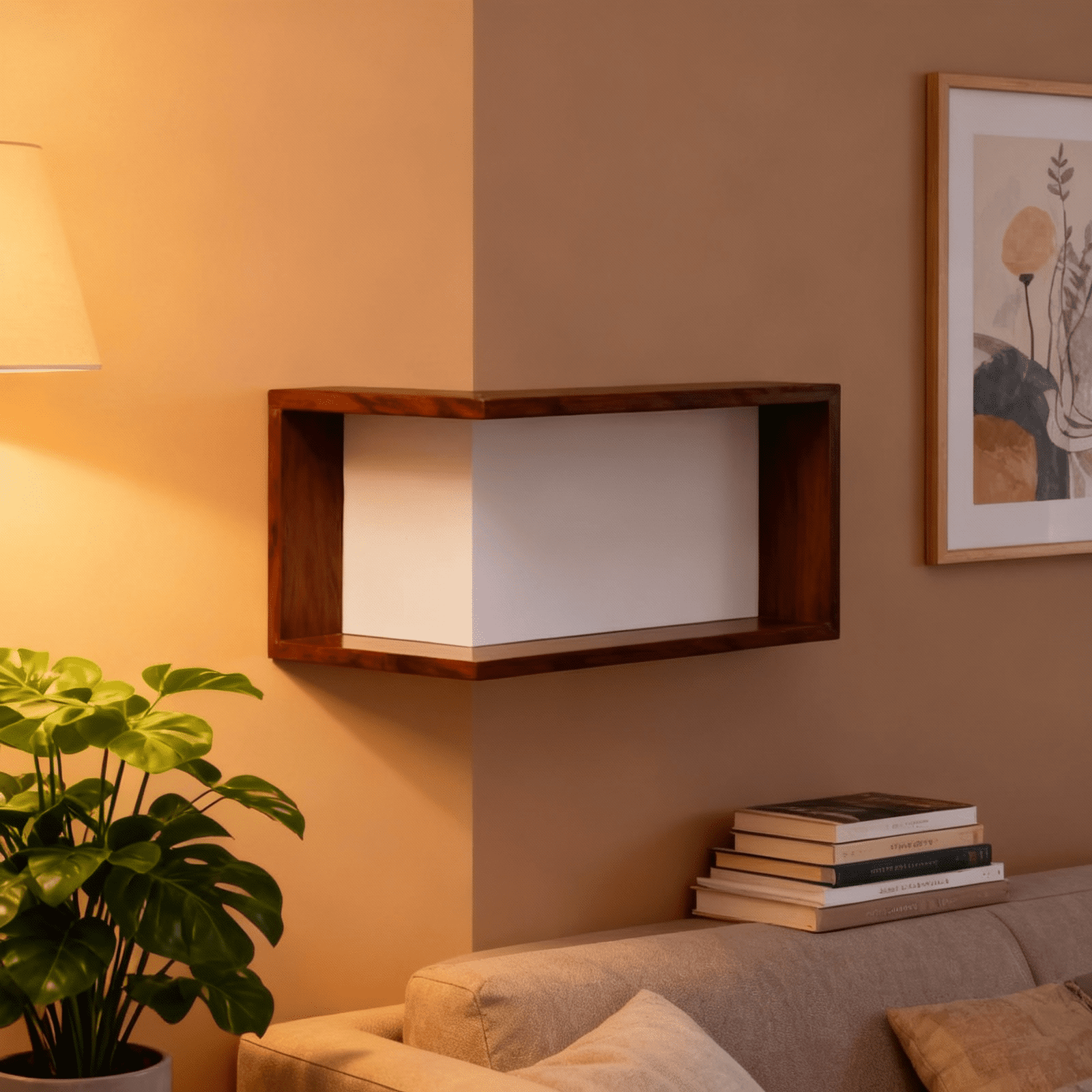 Corner Shelves Wall Mounted for Bedroom – Floating Shelf for Corner ...