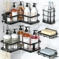 Corner Shower , 5- Rustproof Stainless Shower Organizer with Soap ...
