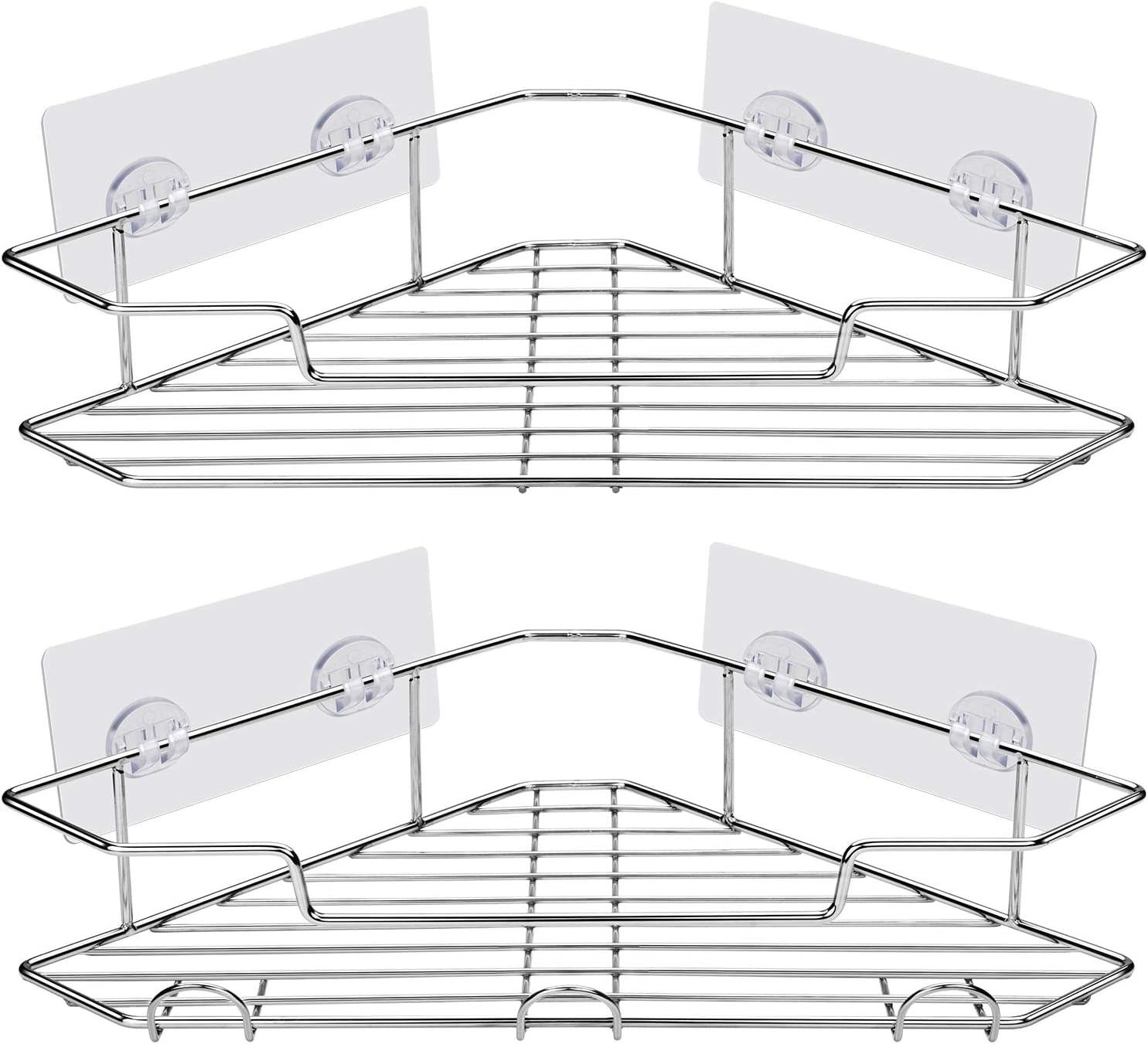 Corner Shower Caddy, Reinforced Adhesive Pads, Easy Installation for ...