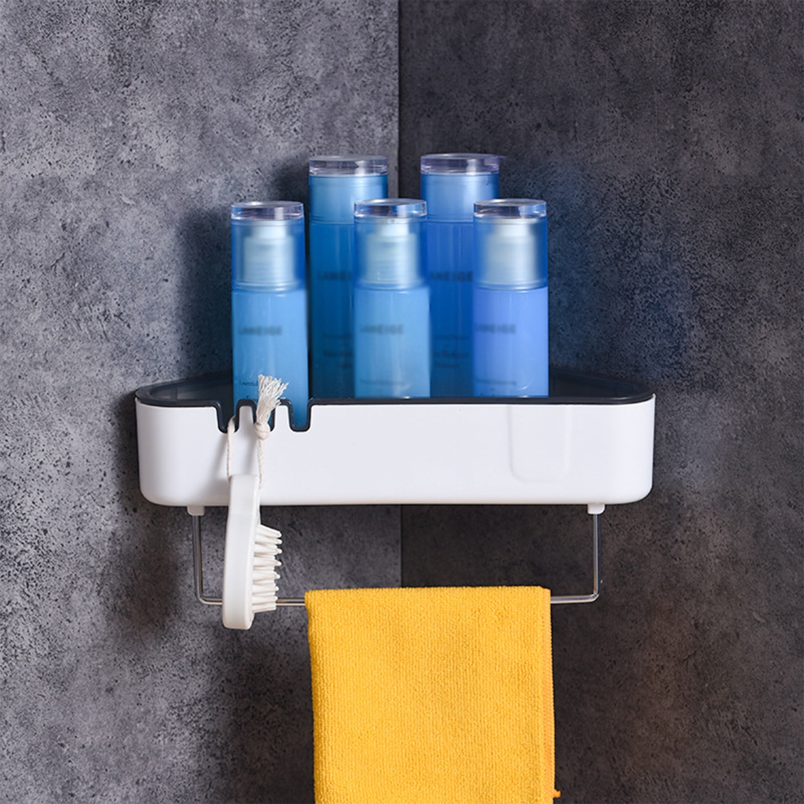 Corner Shower Caddy, Shower Wall Caddy, Drill Mount, Stainless Steel ...