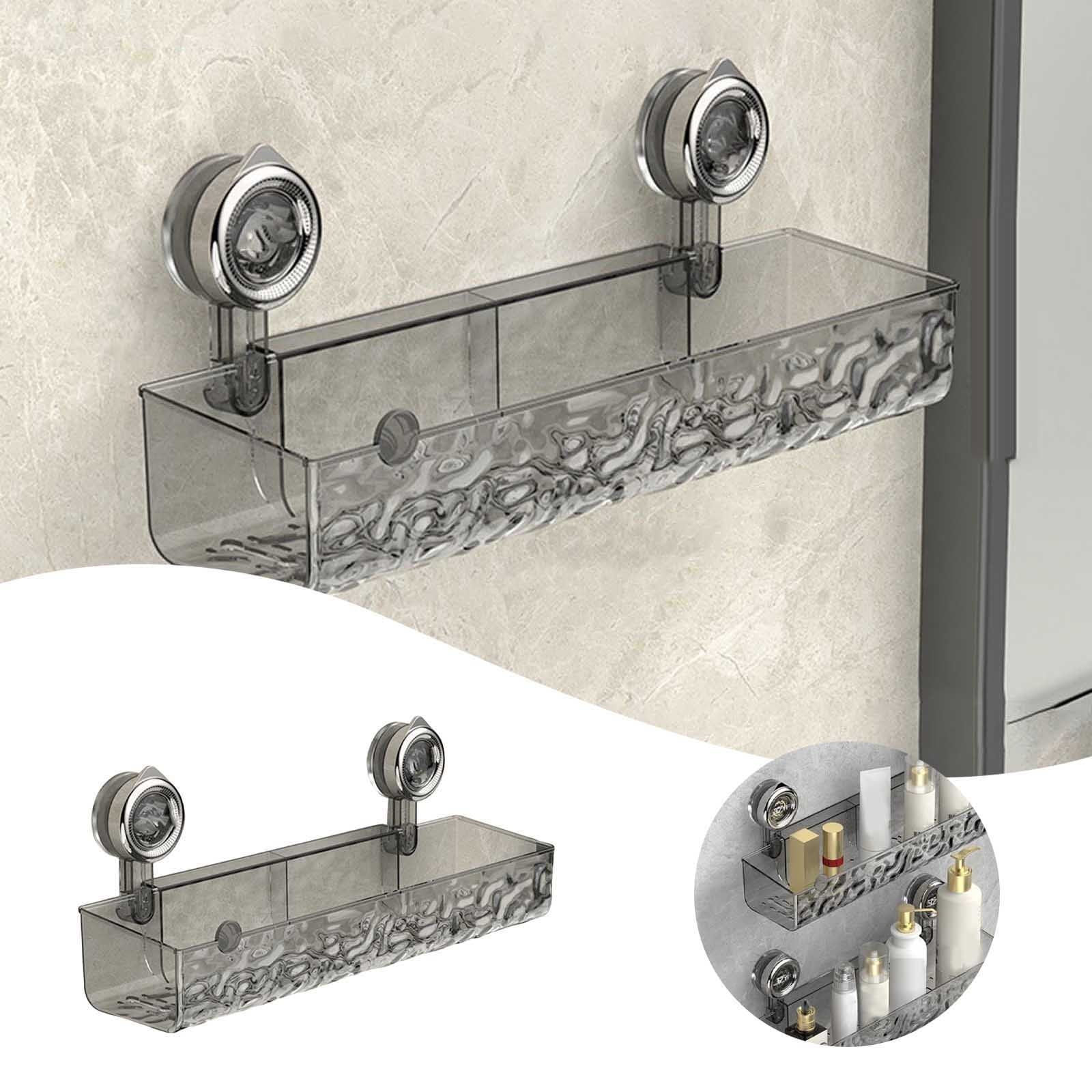 Corner Shower Caddy Suction Cup Shower Shelf Corner No Drilling ...