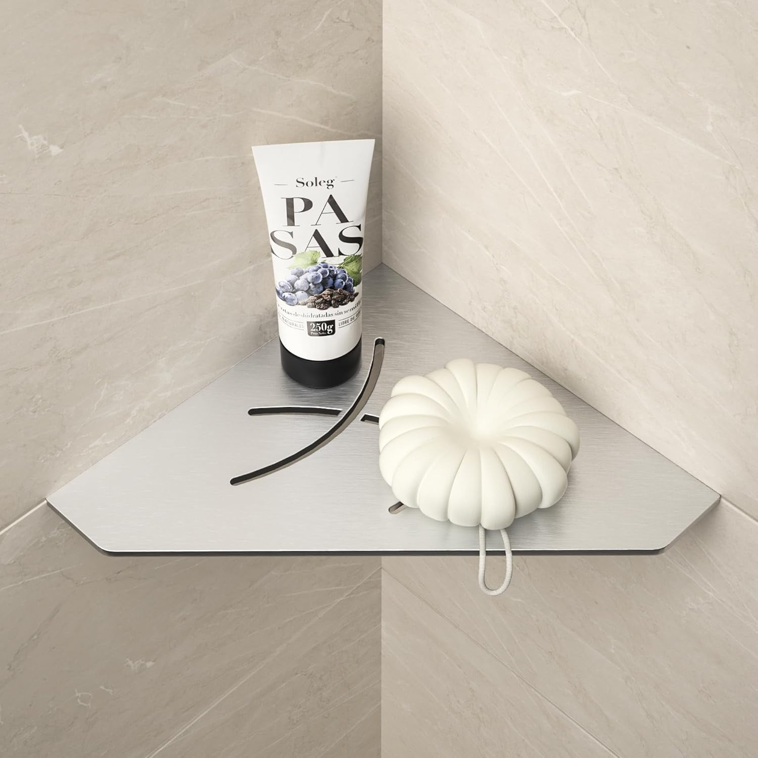 Corner Shower Shelf 10" Matte Black 304 Stainless Steel Pentagonal ...