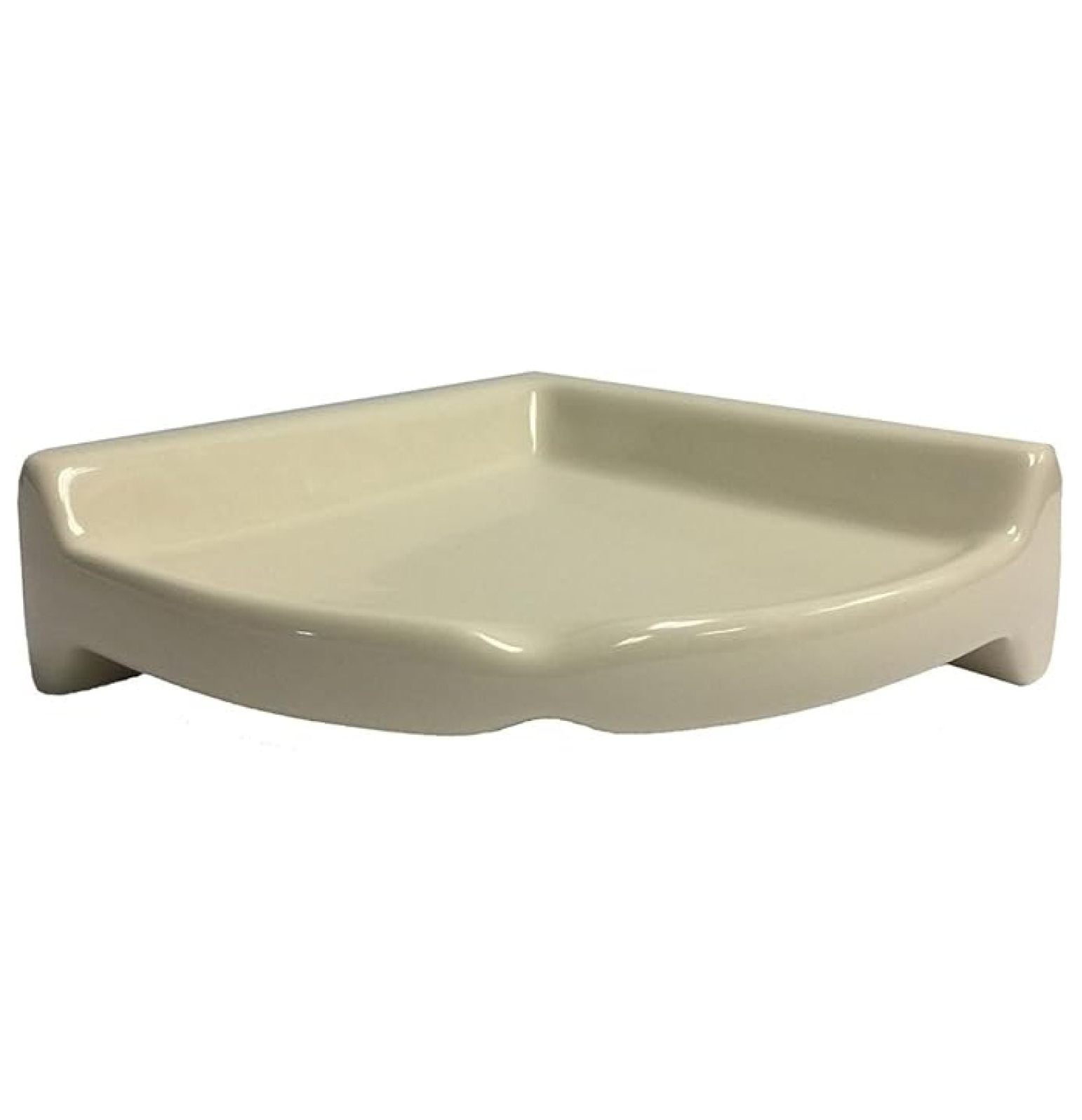 Corner Shower Shelf - U135 Almond - 1 Shelf - Modern Bathroom Storage ...