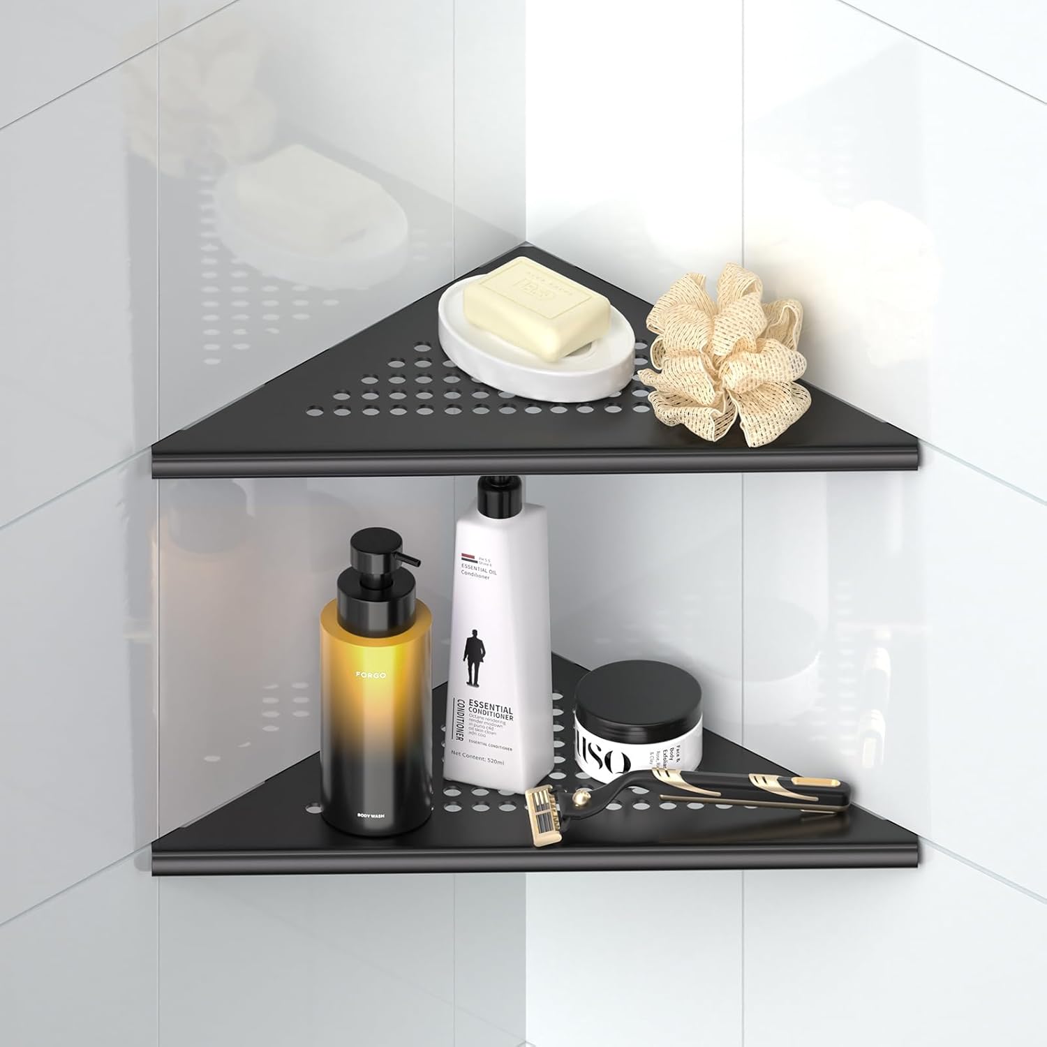 Corner Shower Shelves, Bathroom Shelf for Inside Shower, Stainless ...