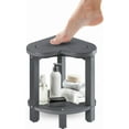 Corner Shower Stool for Inside Shower - Waterproof Corner Shower Bench ...
