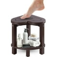 Corner Shower Stool for Inside Shower - Waterproof Corner Shower Bench ...