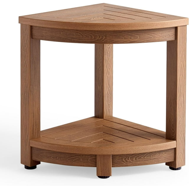 Corner Shower Stool for Shaving Leg, Waterproof Bathroom Shower Bench ...