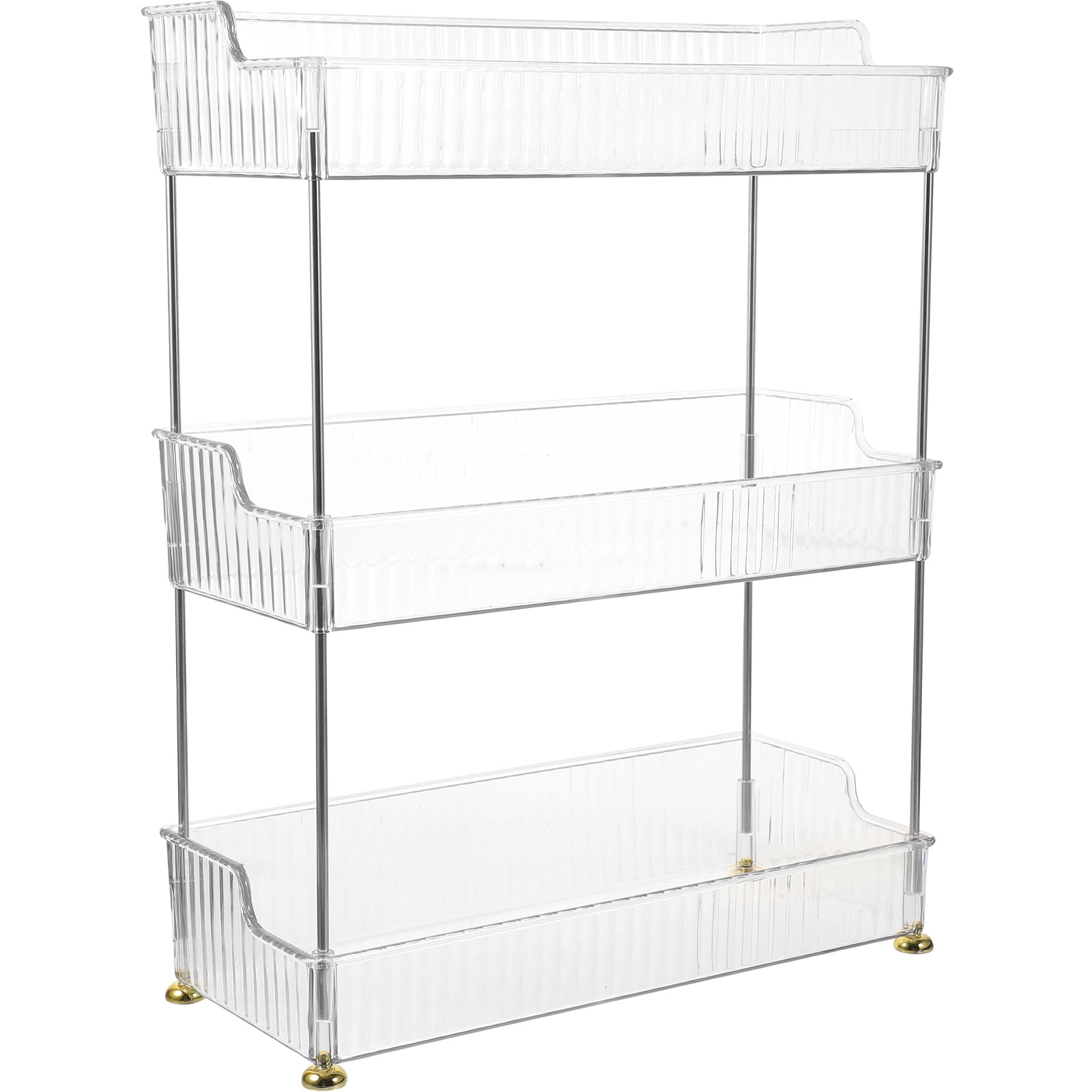 Corner Storage Shelf Bathroom Tray Multi-layer Toiletry Rack Light ...