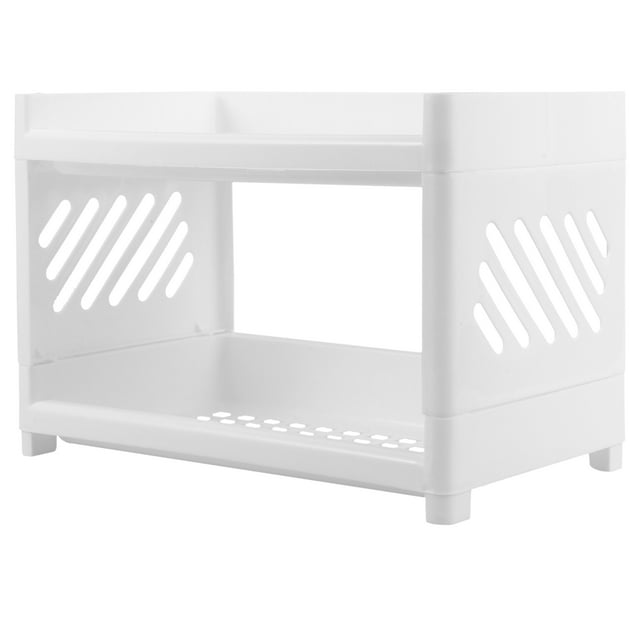 Bathroom Cosmetics Storage Rack Double Layer Desktop Stand Desk ...