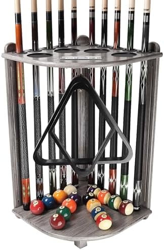 Corner-Style Floor Stand Billiard Pool Cue Racks with Score Counters ...
