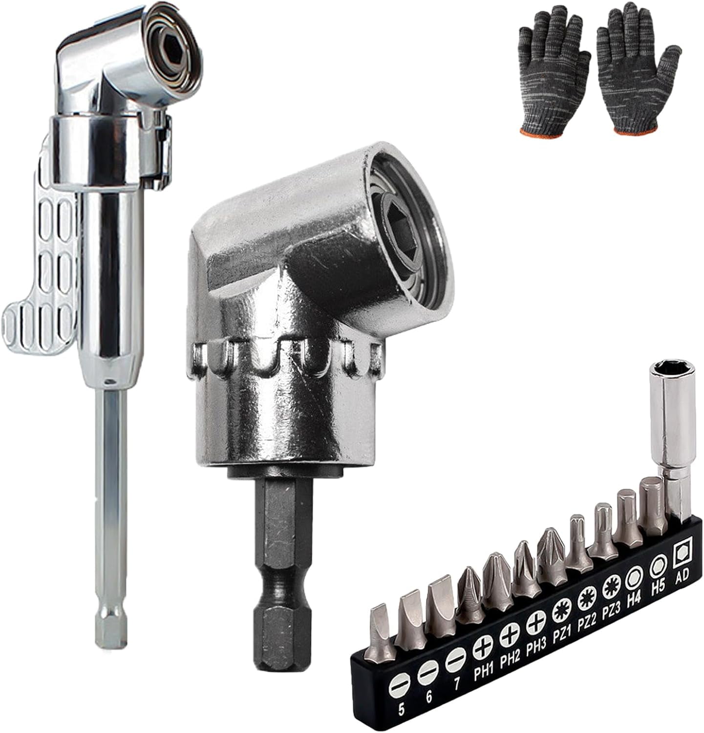 Corner Tool Screw Hub with Multi-function Bend Screwdriver Bit, Corner ...