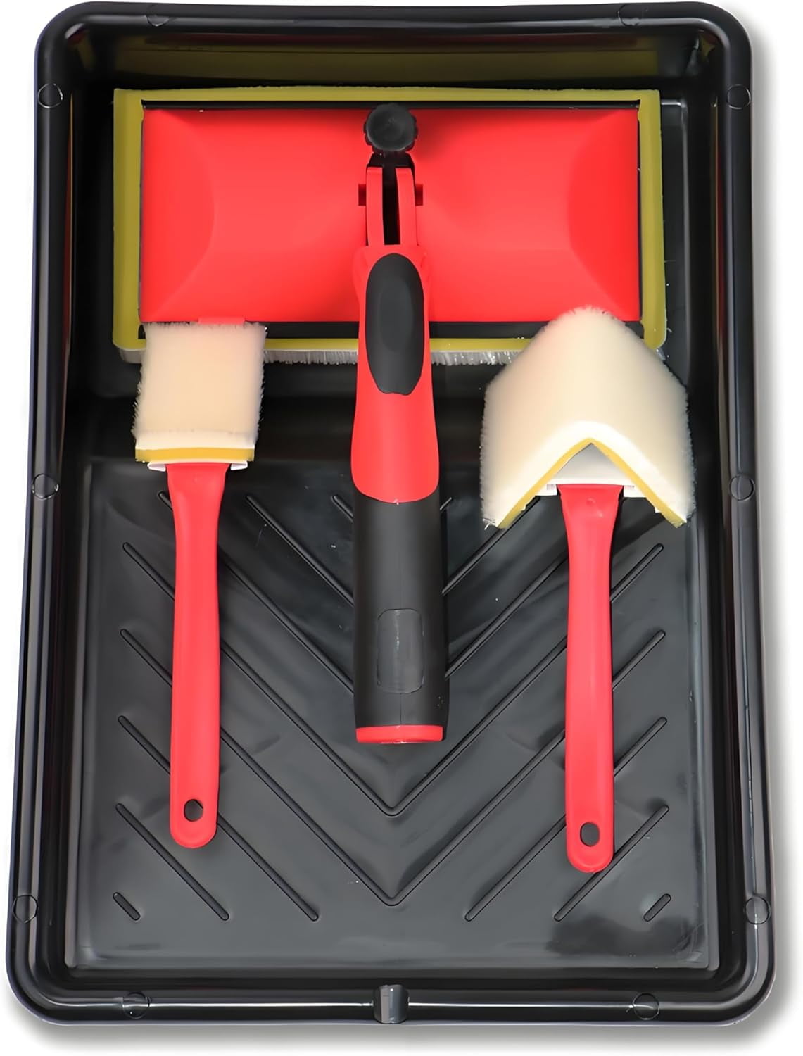 Corner Wall and Ceiling Pad Painter, 7-Inch Paint Pad with Paint Tray ...