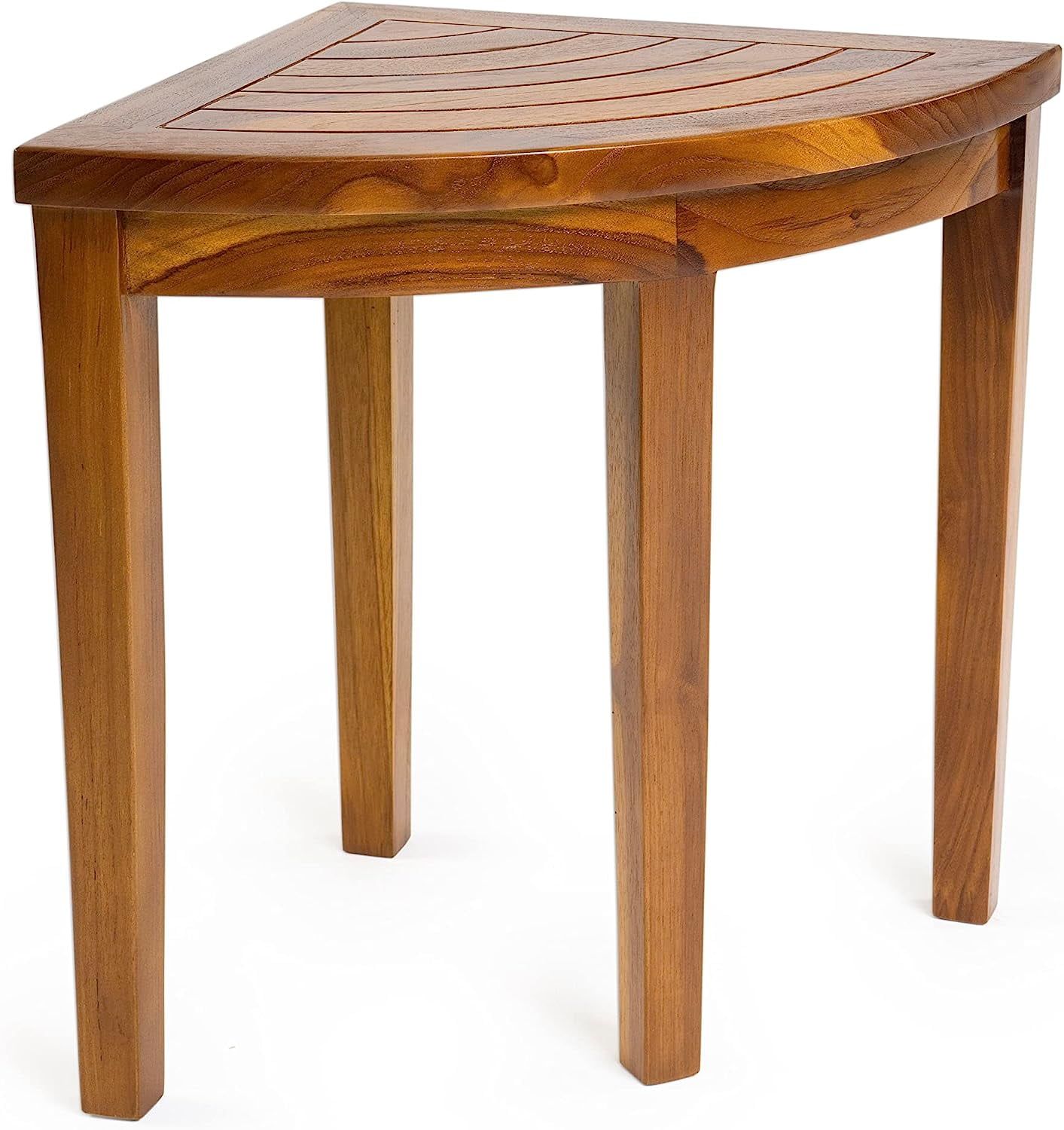 Corner Wood Bath Spa Shower Stool Table Bench Shelf Storage Fully ...