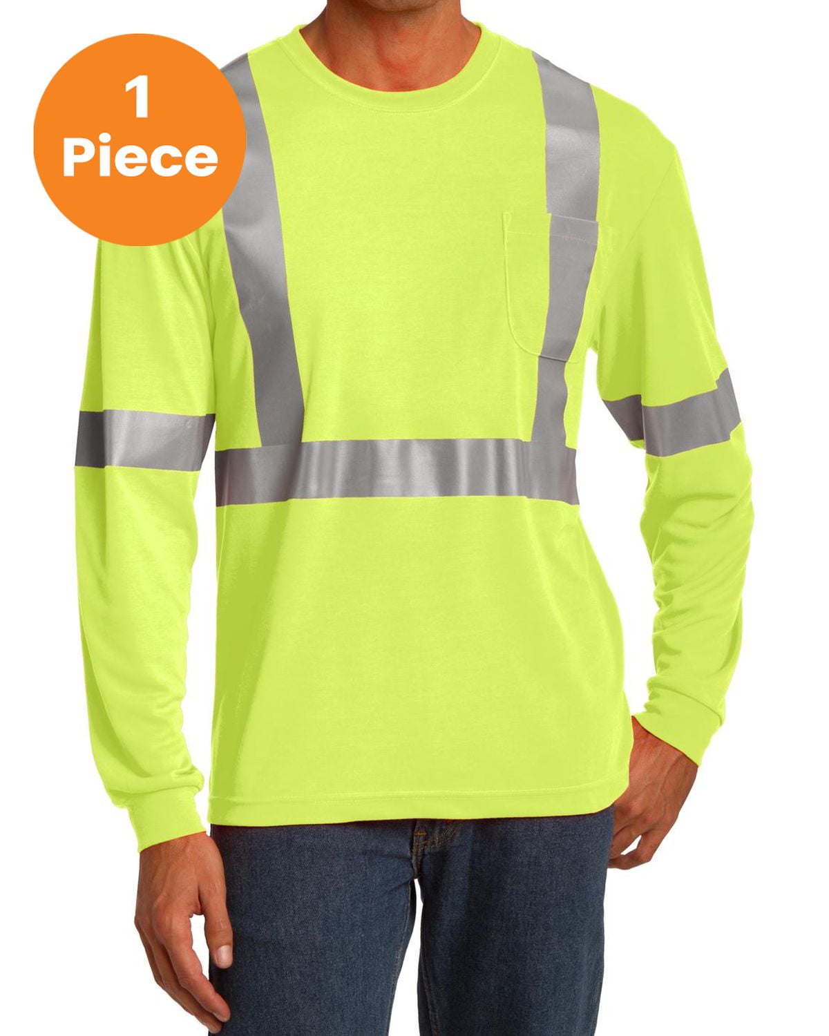 CornerStone ANSI 107 Class 2 Safety T-Shirt. CS401, Safety Orange ...