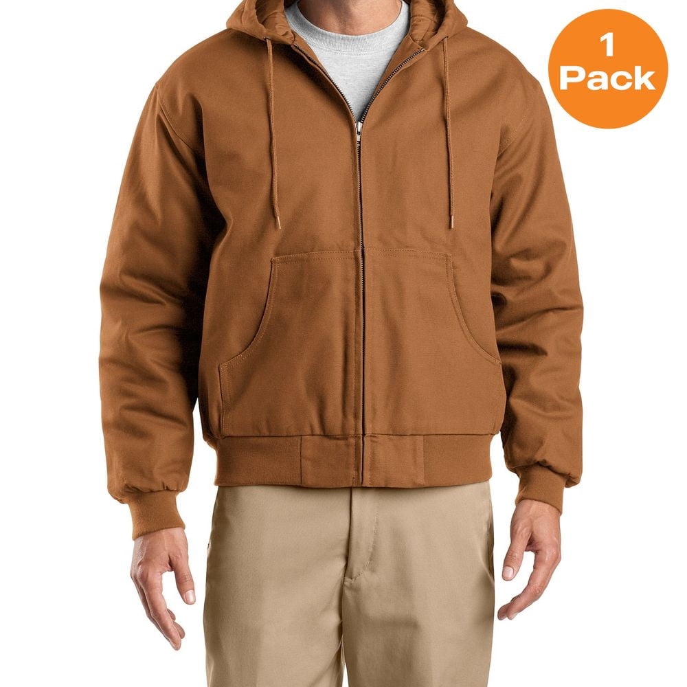 CornerStone Men’s Tall Duck Cloth Hooded Work Jacket. TLJ763H., Duck ...