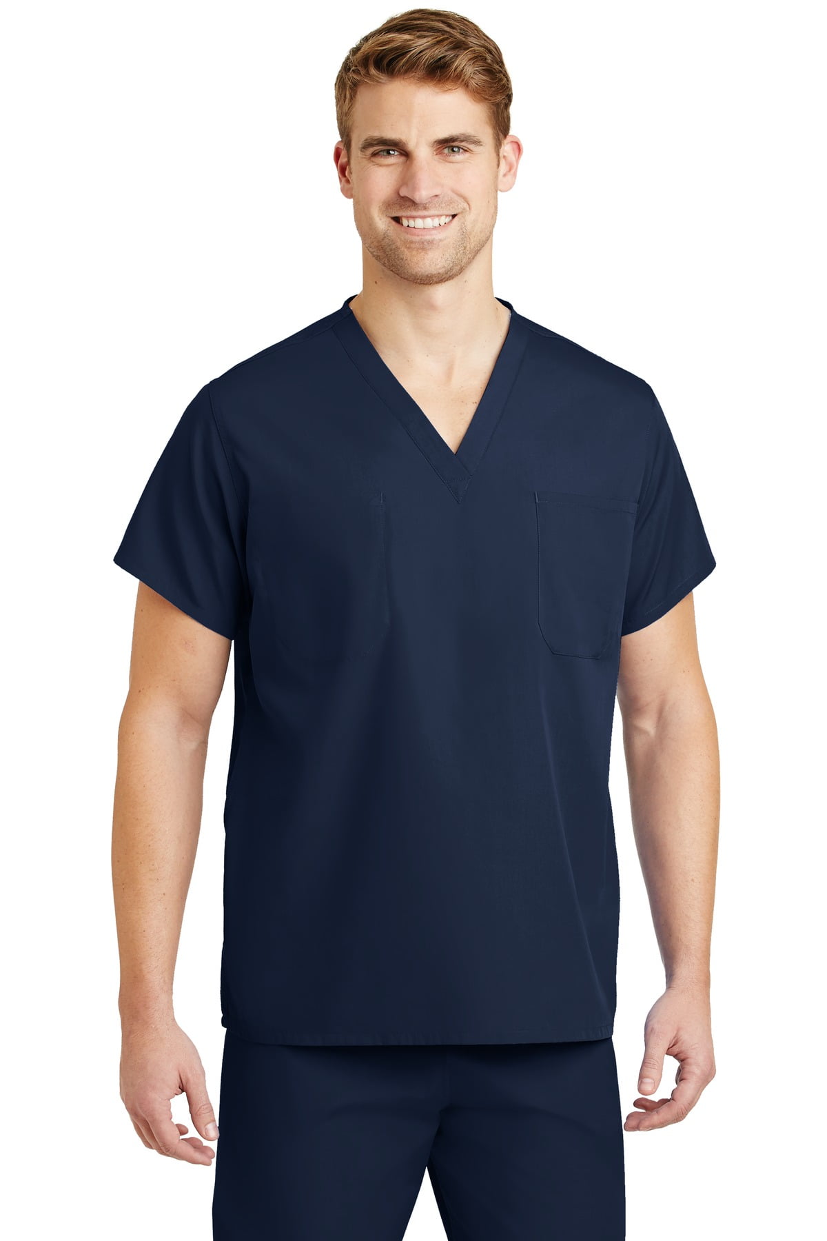 CornerStone Reversible V Neck Scrub Top-4XL (Navy) - Walmart.com
