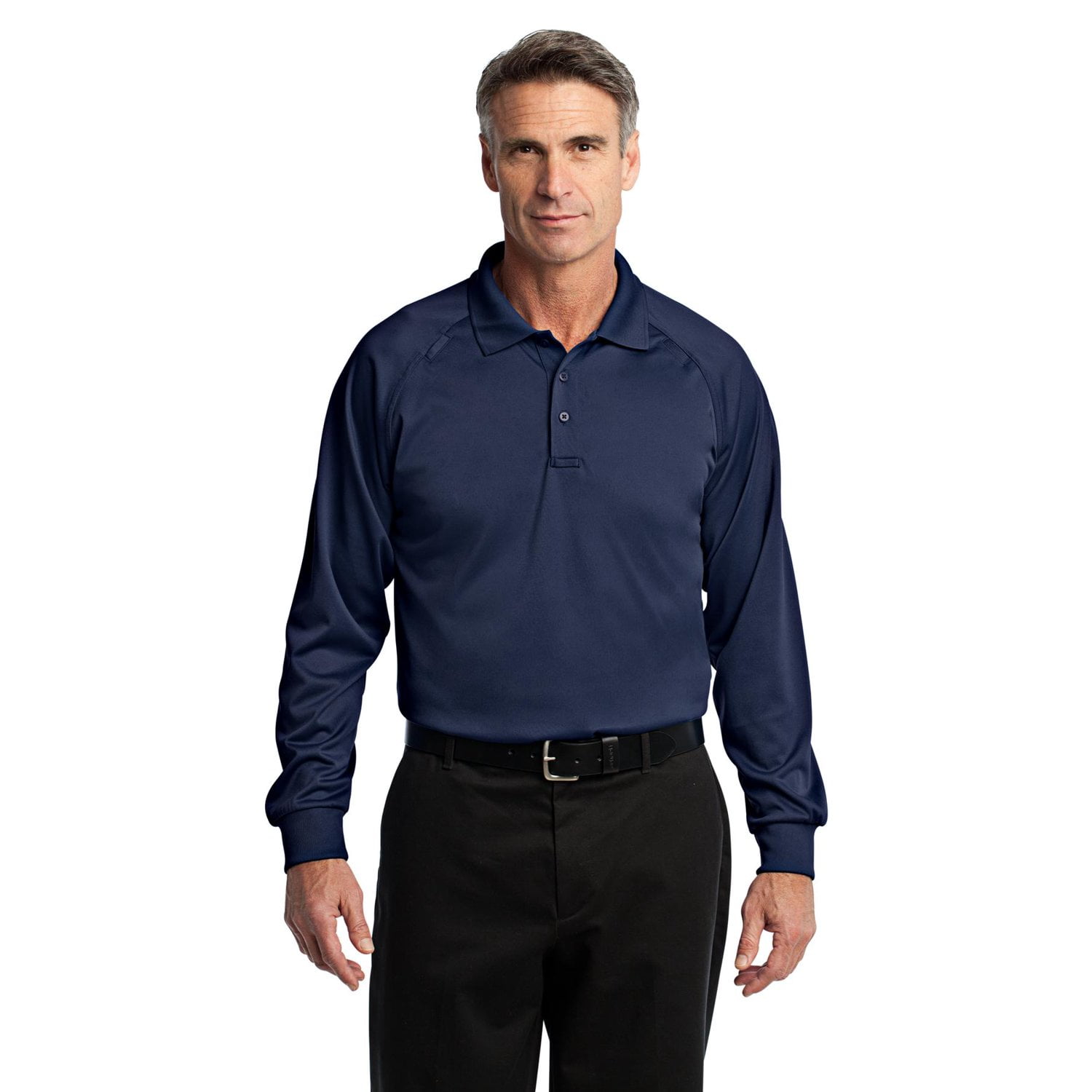 CornerStone CS410LS Select Long Sleeve Snag-Proof Tactical Polo ...